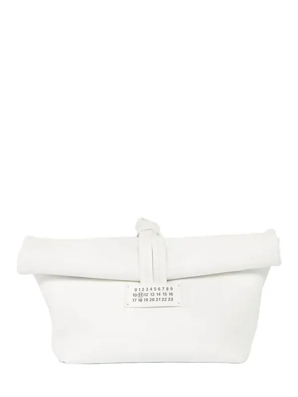 MAISON MARGIELA Paper Foldover Clutch Bag - White