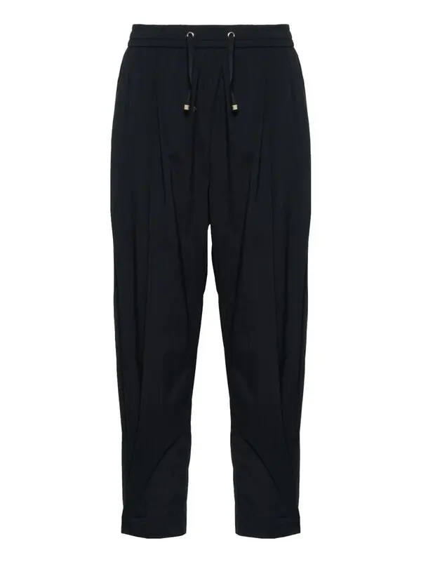 Herno Dart-detailing Trousers - Black