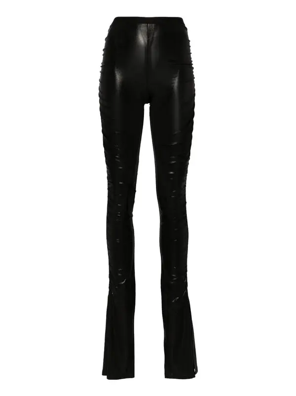 Rick Owens Svita Side-slit Flared Trousers - Black