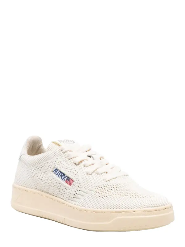 AUTRY Open-knit Sneakers - White