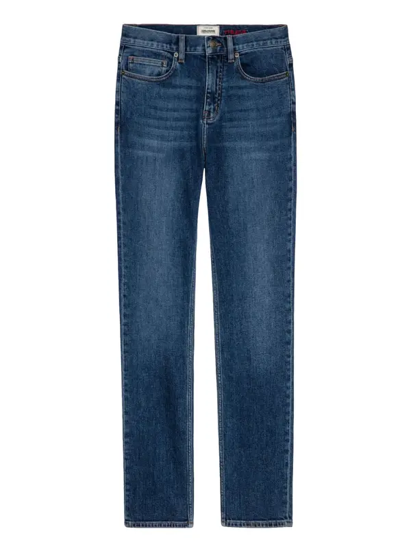 Zadig&Voltaire Mid-rise Slim-cut Jeans - Blue
