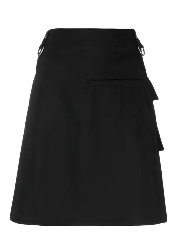 Givenchy D-ring A-line Skirt - Black
