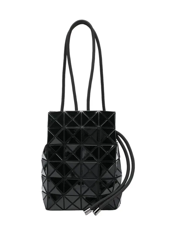 Issey Miyake Geometric-panelled Bucket Bag - Black