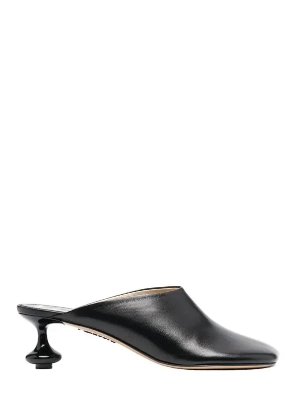 Loewe 45mm Toy-heel Leather Mules - Black