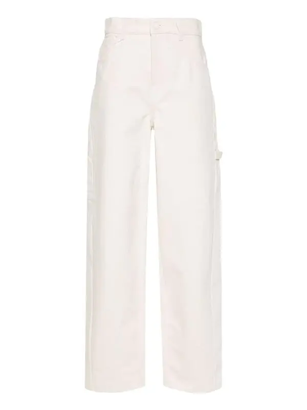 Max Mara High-rise Wide-leg Jeans - Neutrals