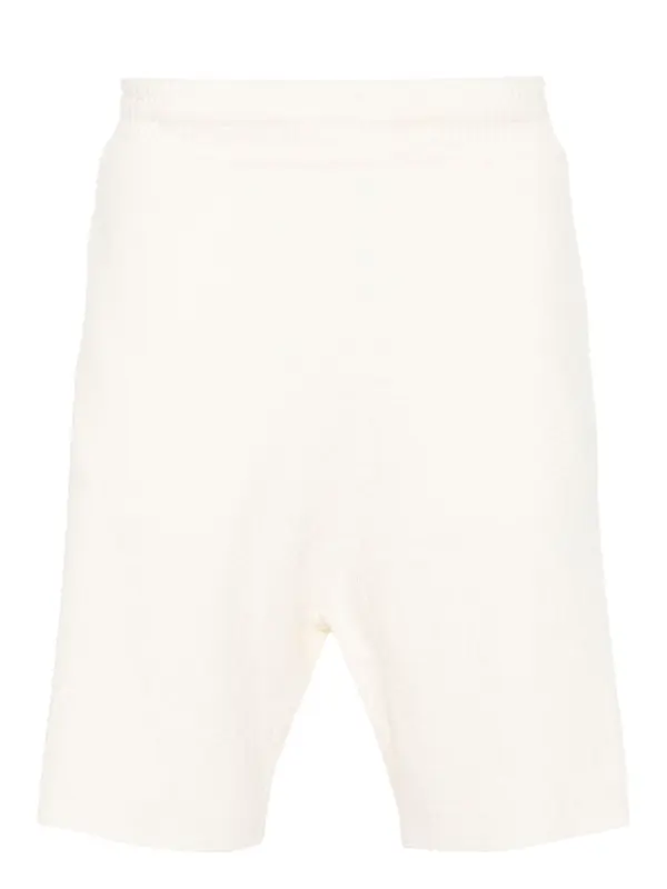 Golden Goose Lionel Striped Knitted Shorts - Neutrals