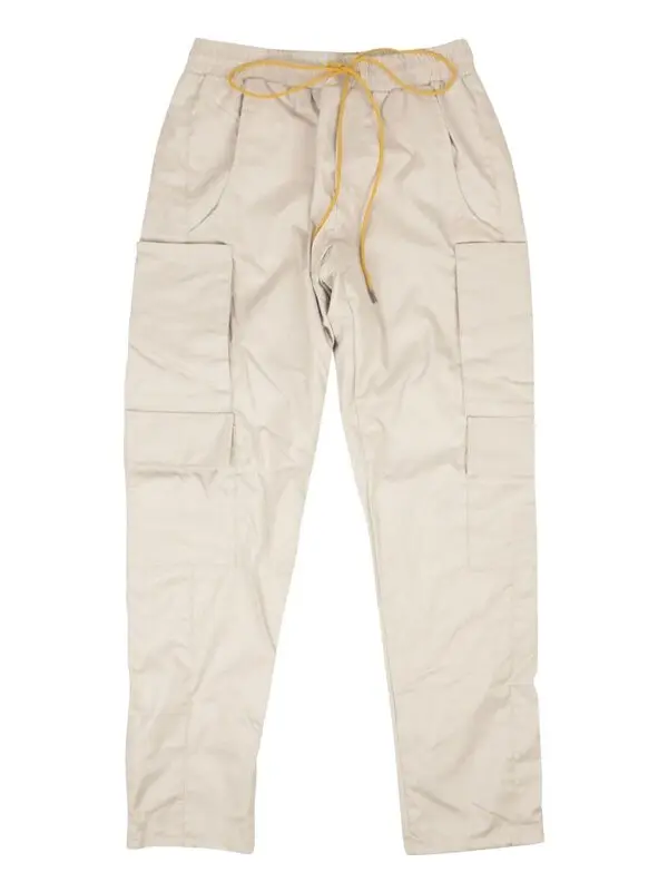 Rhude Drawstring Cargo Trousers - Neutrals