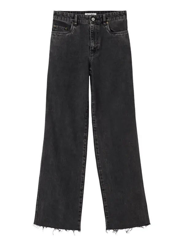 Miu Miu Five-pocket Denim Jeans - Black