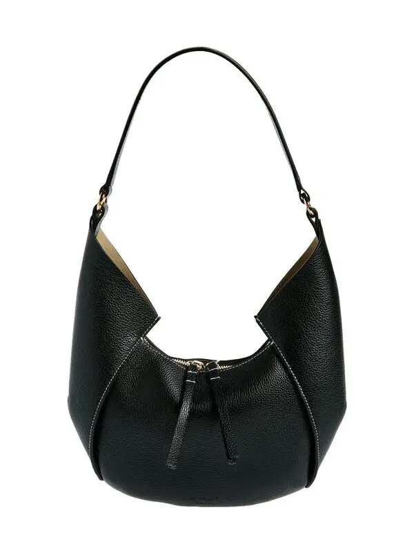 REE PROJECTS Mini Riva Leather Tote - Black