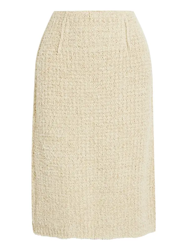 MAISON MARGIELA Flaxblend Skirt - Beige