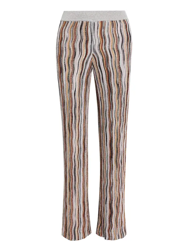 Missoni Sequin-embellished Crochet-knit Pants - Brown