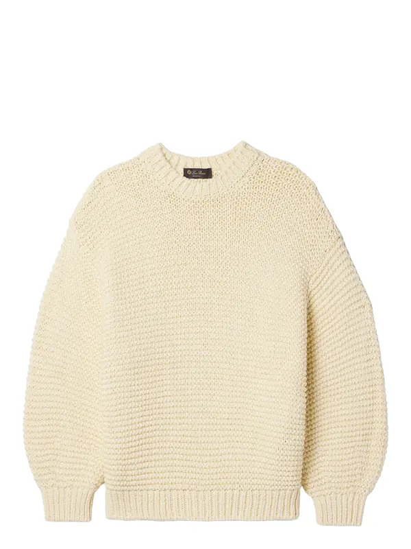 Loro Piana Cotton Sweater - White
