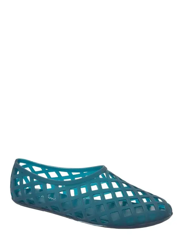 Jeffrey Campbell Jellz Slip-on - Teal Matte