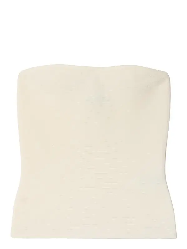 Gabriela Hearst Musgrave Strapless Top - Neutrals