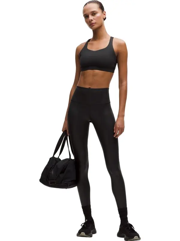 Lululemon Wunder Train High-rise Tight 28 - Matte Black Foil
