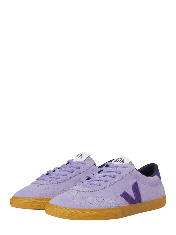 VEJA Volley Lace-up Sneakers With Paneled Design - Purple