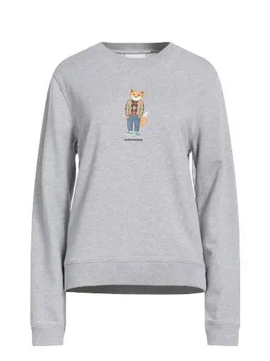 Maison Kitsuné Sweatshirt In Light Cotton - Grey