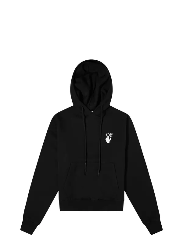Off-White Degrade Arrow Slim Hoodie - Black
