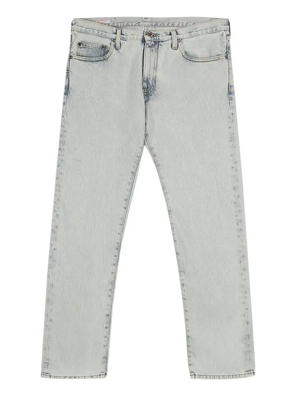 Off-White Arrows Logo Slim Fit Jeans - White