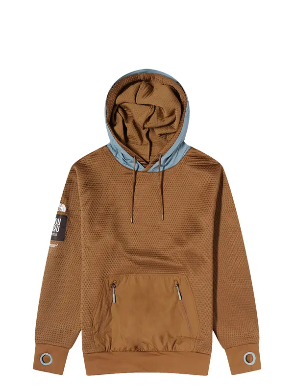 The North Face X Undercover Soukuu Dotknit Double Hoodie - Brown
