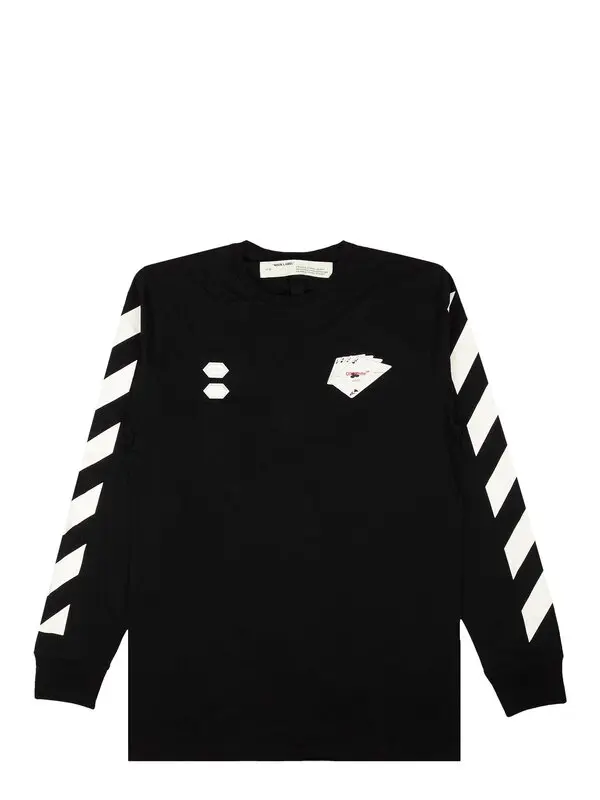 Off-White Diag Hand Card T-shirt - Black