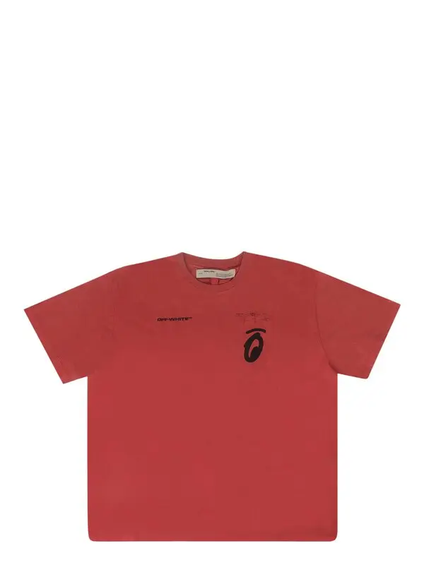 Off-White Split Arrow T-shirt - Red