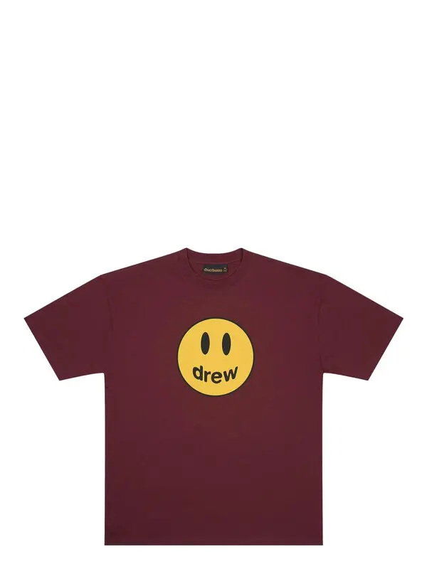 Drew House Mascot Short-sleeve Tee 'burgundy - Red
