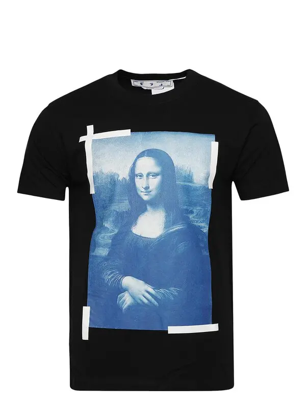 Off-White Monalisa Slim Short-sleeve Tee - Black