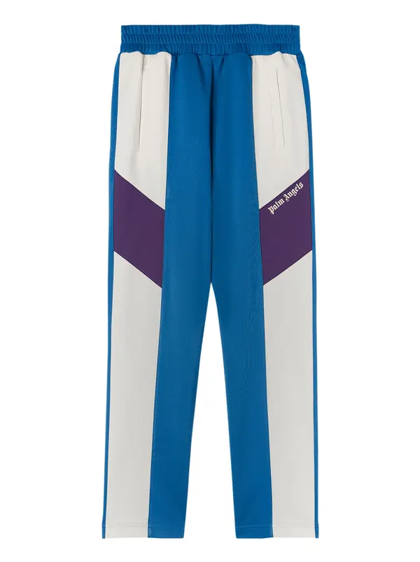Palm Angels V Colorblock Track Pants 'cobalt - Blue