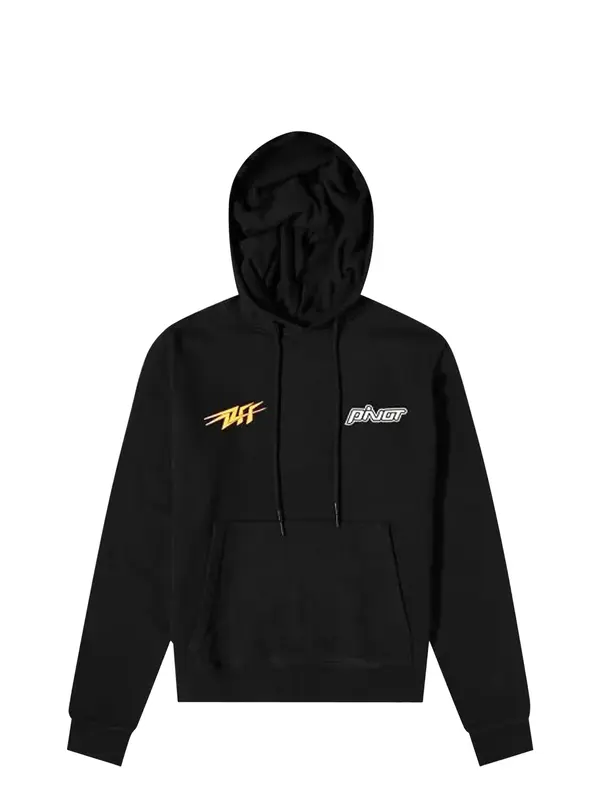 Off-White Thunder Slim Hoodie - Black