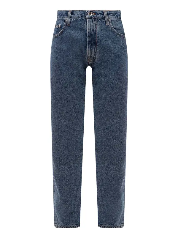 Off-White Single Arrow Slim Fit Jeans - Blue