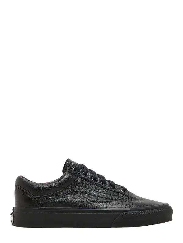 VANS Old Skool Leather Sneakers - Black