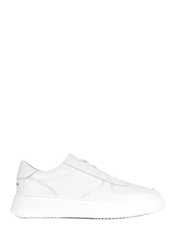 UNSEEN Footwear Leather Marais Trainers - White