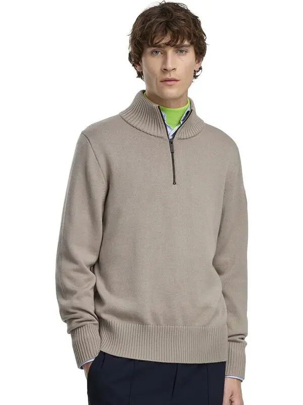 Canada Goose Rosseau Quarter Zip Sweater - Limestone