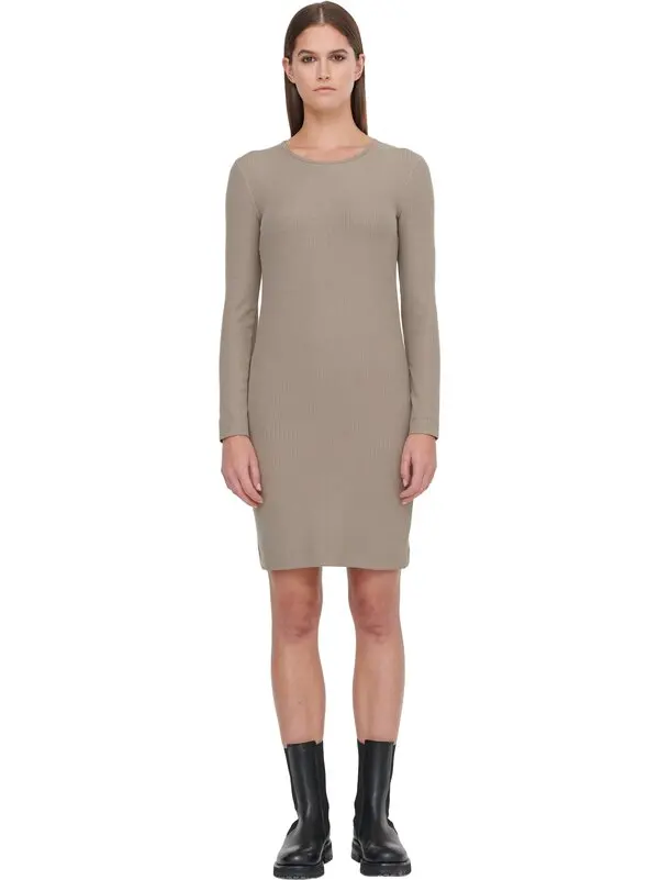 NINETY PERCENT Genesis Tencel™ Mini Dress - Stone