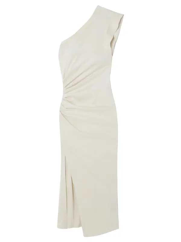 Isabel Marant Maude One-shoulder Midi Dress - Off-white