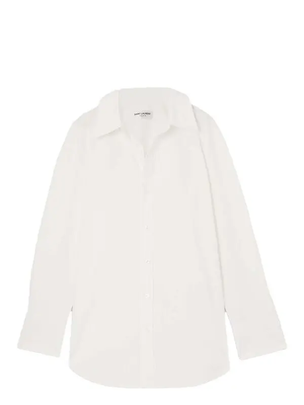 Saint Laurent - Striped Cotton-Poplin Shirt