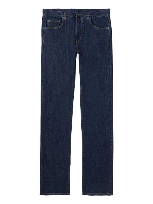 Canali Slim-fit Jeans - Blue