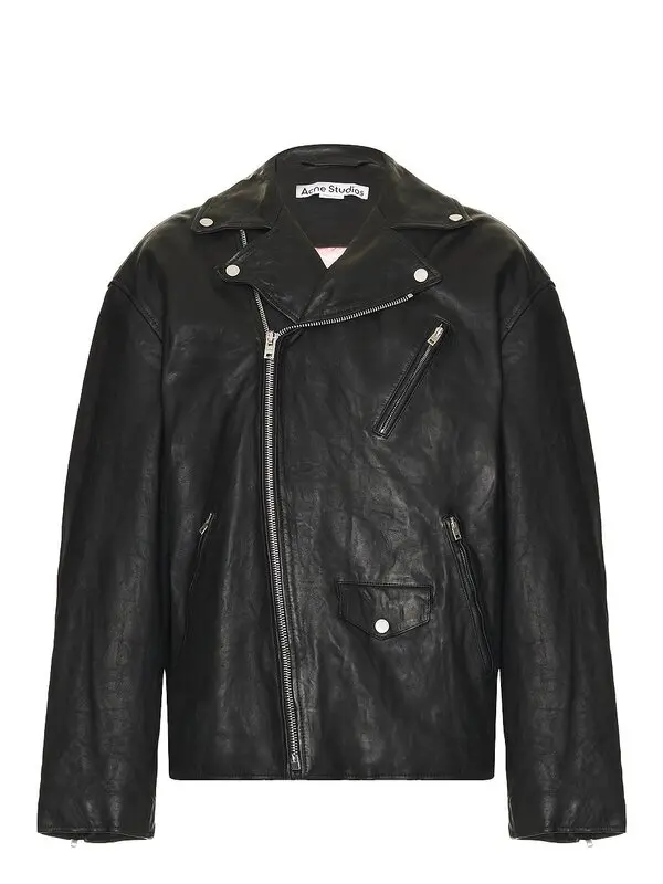 Acne Studios Leather Jacket - Black