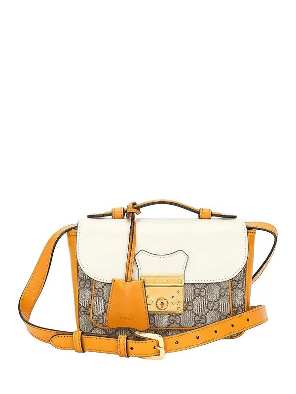 Gucci Padlock Shoulder Bag - Beige