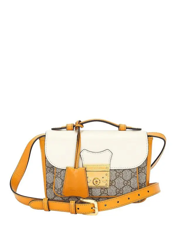Gucci Padlock Shoulder Bag - Beige