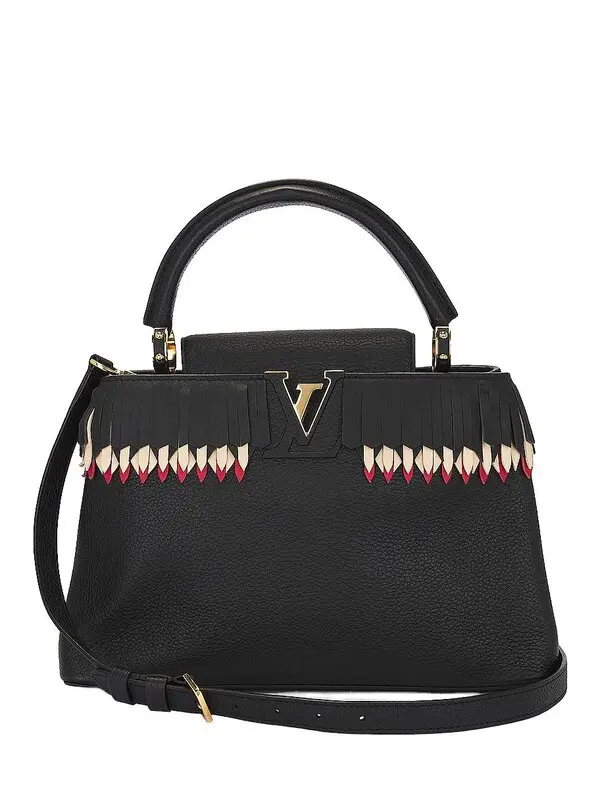 LOUIS VUITTON Capucines Pm Handbag - Black