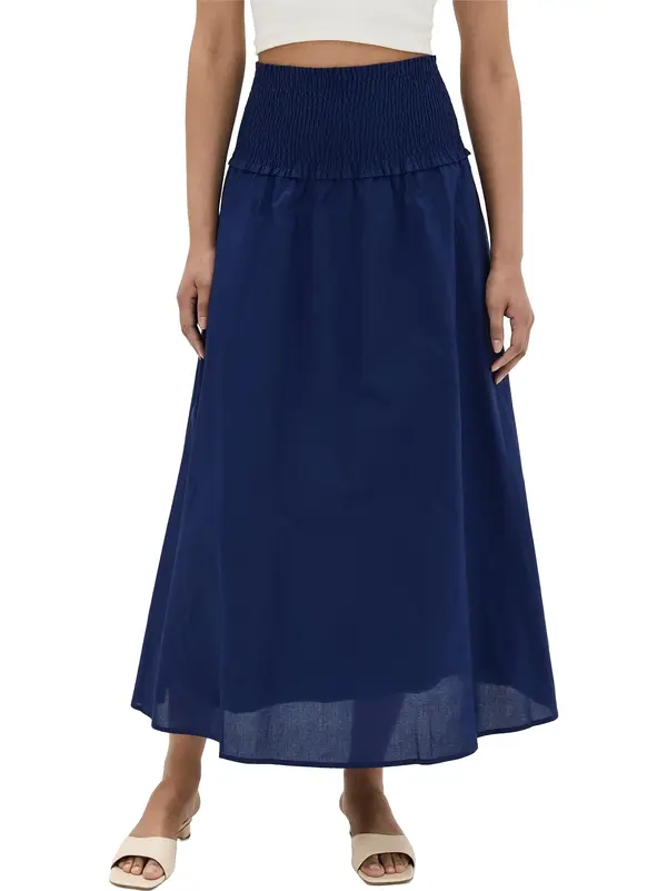 Hill House Home The Delphine Skirt - Navy