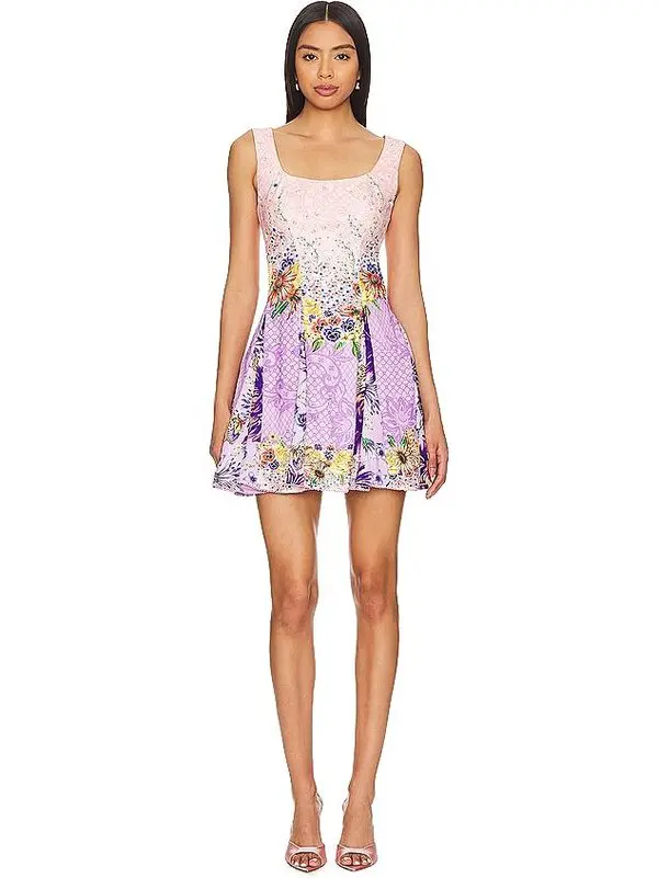 Agua Bendita Kristen Mini Dress - Meadow