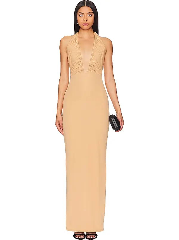 Nbd Emaline Maxi Dress - Caramel