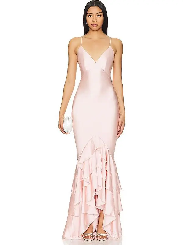 LOVERS AND FRIENDS Cleo Gown - Light Pink