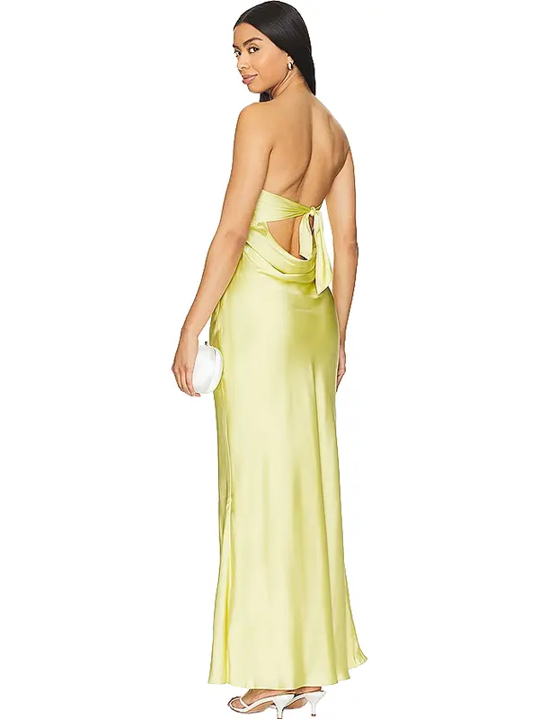 LOVERS AND FRIENDS Julieta Maxi Dress - Melon Green