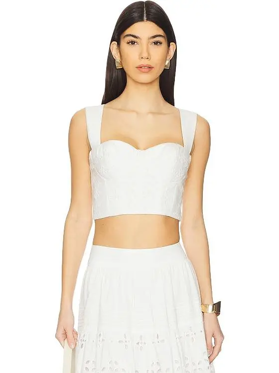 Hemant & Nandita Corset Top - Off White