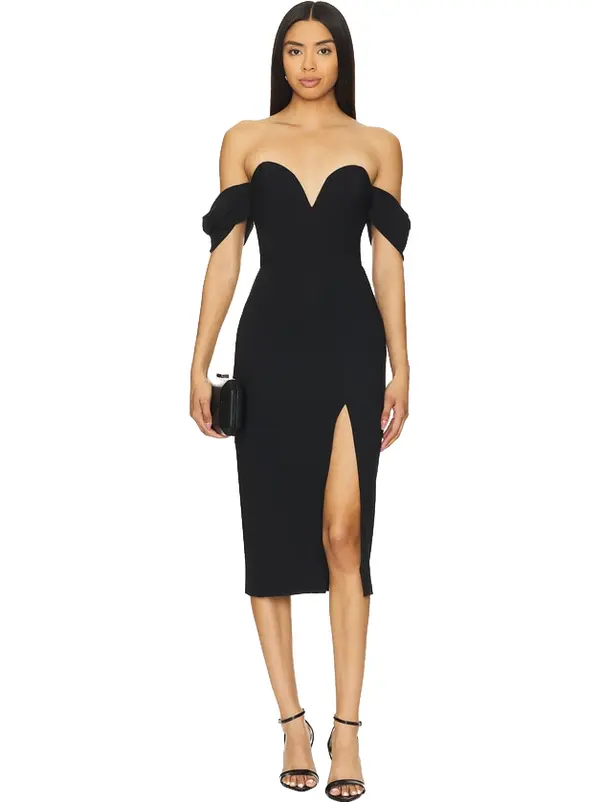 Amanda Uprichard Victoria Dress - Black