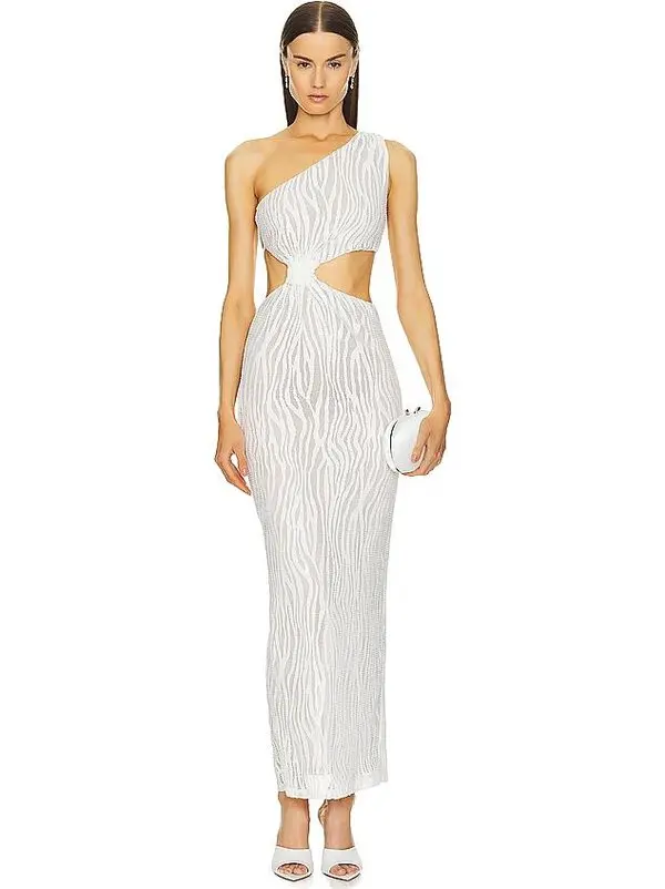 MICHAEL COSTELLO X Caroline Maxi Dress - Ivory
